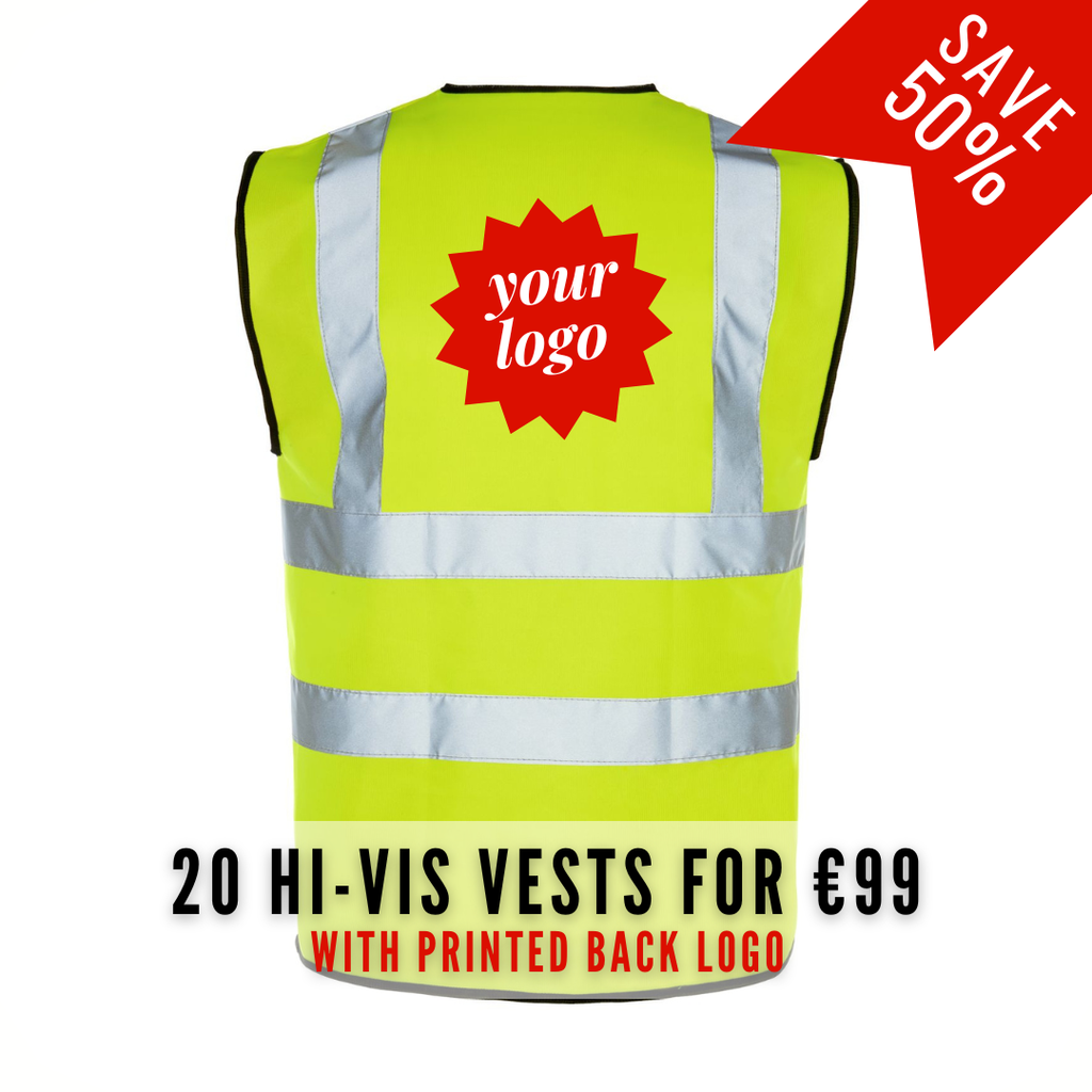 20 Hi-Viz Vests With Your Logo for €99 | Promowear.ie